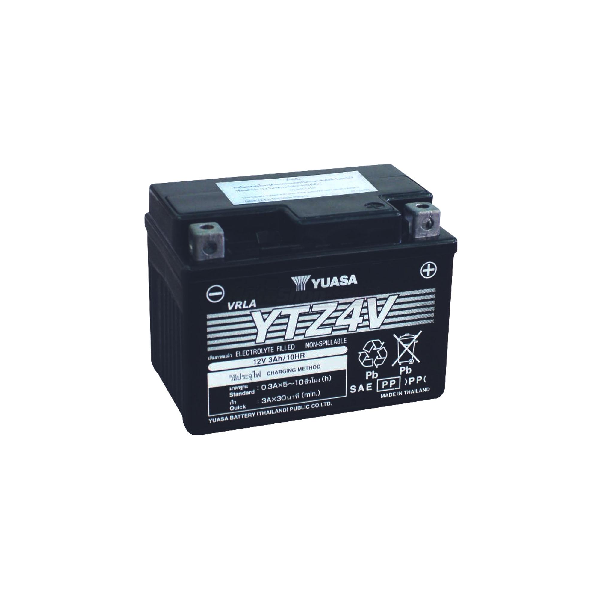 YTZ4V Μπαταρία Μοτοσυκλέτας YUASA - mrbattery.gr