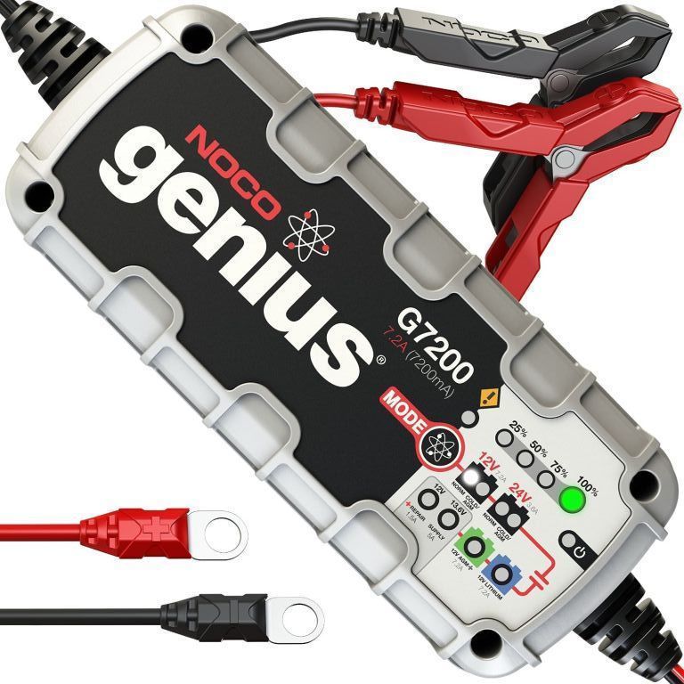Φορτιστής/Συντηρητής Noco Genius G7200 12V & 24V 7.2A - mrbattery.gr